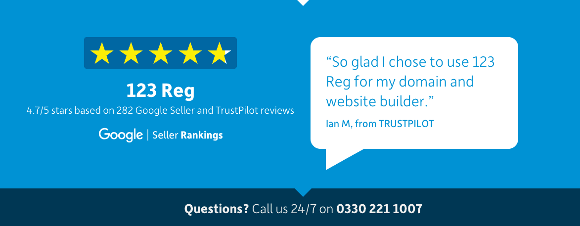 Eight ways to use reviews in your content | 123 Reg Blog